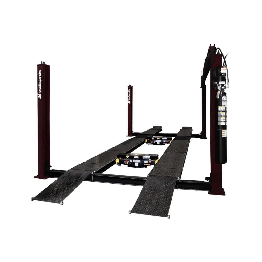 Challenger Lifts 44018AR 18000 lbs Heavy-Duty 4 Post Alignment Lift ...