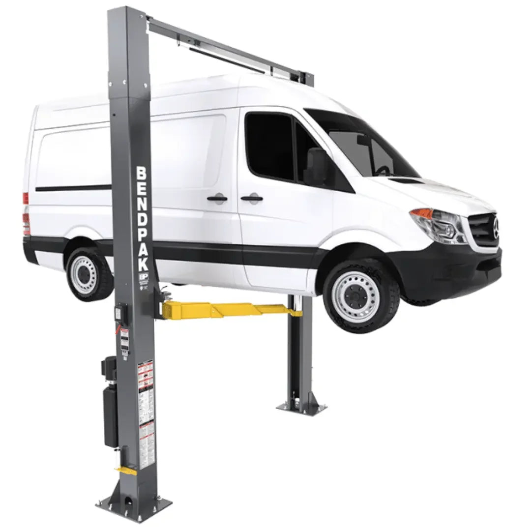 BendPak 12APX-192 12,000-lb. Capacity 2 Post High-Rise Car Lift - Exte ...