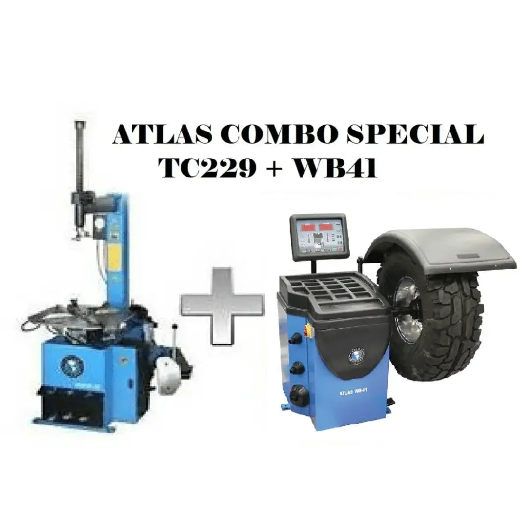 Atlas TC229 Tire Changer + WB41 Wheel Balancer Combo Package – Mechanic ...